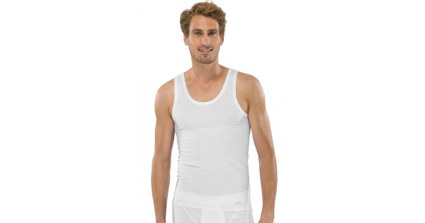 Schiesser onderhemd Authentic - 2-pack - set van 2 onderhemdjes - Wit